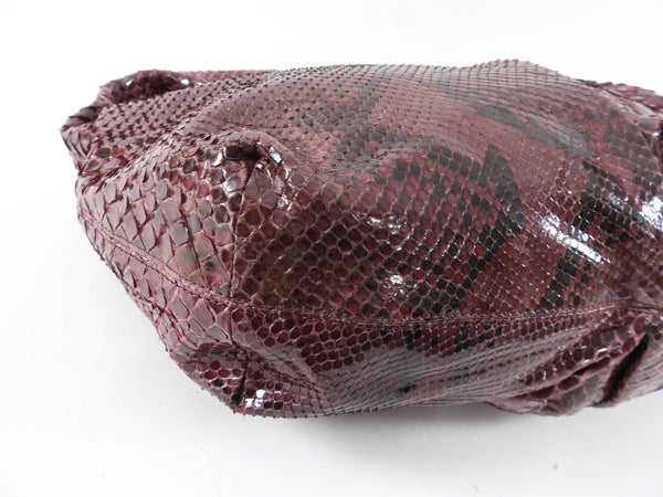 Ellie Tahari Large Dark Purple Python Hobo Bag – I MISS YOU VINTAGE