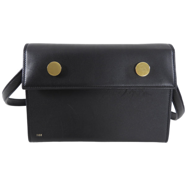 RSVP Paris Black Leather Golden Eyes Bag – I MISS YOU VINTAGE