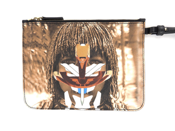 Givenchy Robot Himba Print Coated Canvas Antigona Shopping Tote with P ...