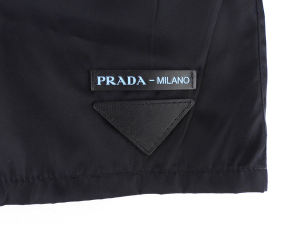 Prada Black Nylon Logo Patch Running Shorts - 40 – I MISS YOU VINTAGE