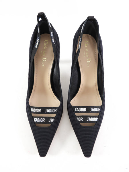 Dior J'Adior Fabric Curved Leather Heel Pumps - 40 – I MISS YOU VINTAGE