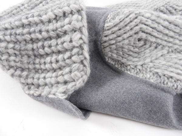 Ermanno Scervino Light Grey Wool Combo Knit Coat - S (4/6) – I MISS YOU ...