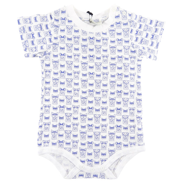 Fendi Baby Infant Monster Blue and White Diaper Shirt - 24m – I MISS ...