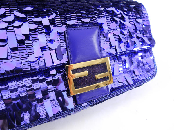 Fendi Purple Sequin Baguette 25th Anniversary – I MISS YOU VINTAGE