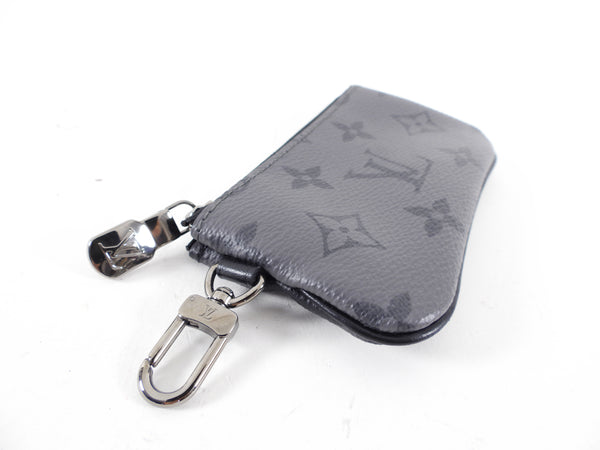 Louis Vuitton Monogram Eclipse Reverse Key Holder Pouch – I MISS YOU ...