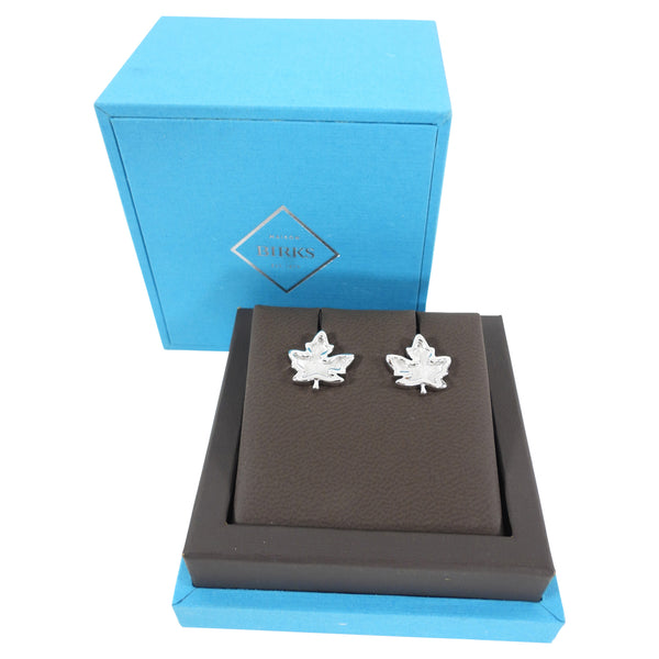Birks Sterling Silver Maple Leaf Cufflinks – I MISS YOU VINTAGE
